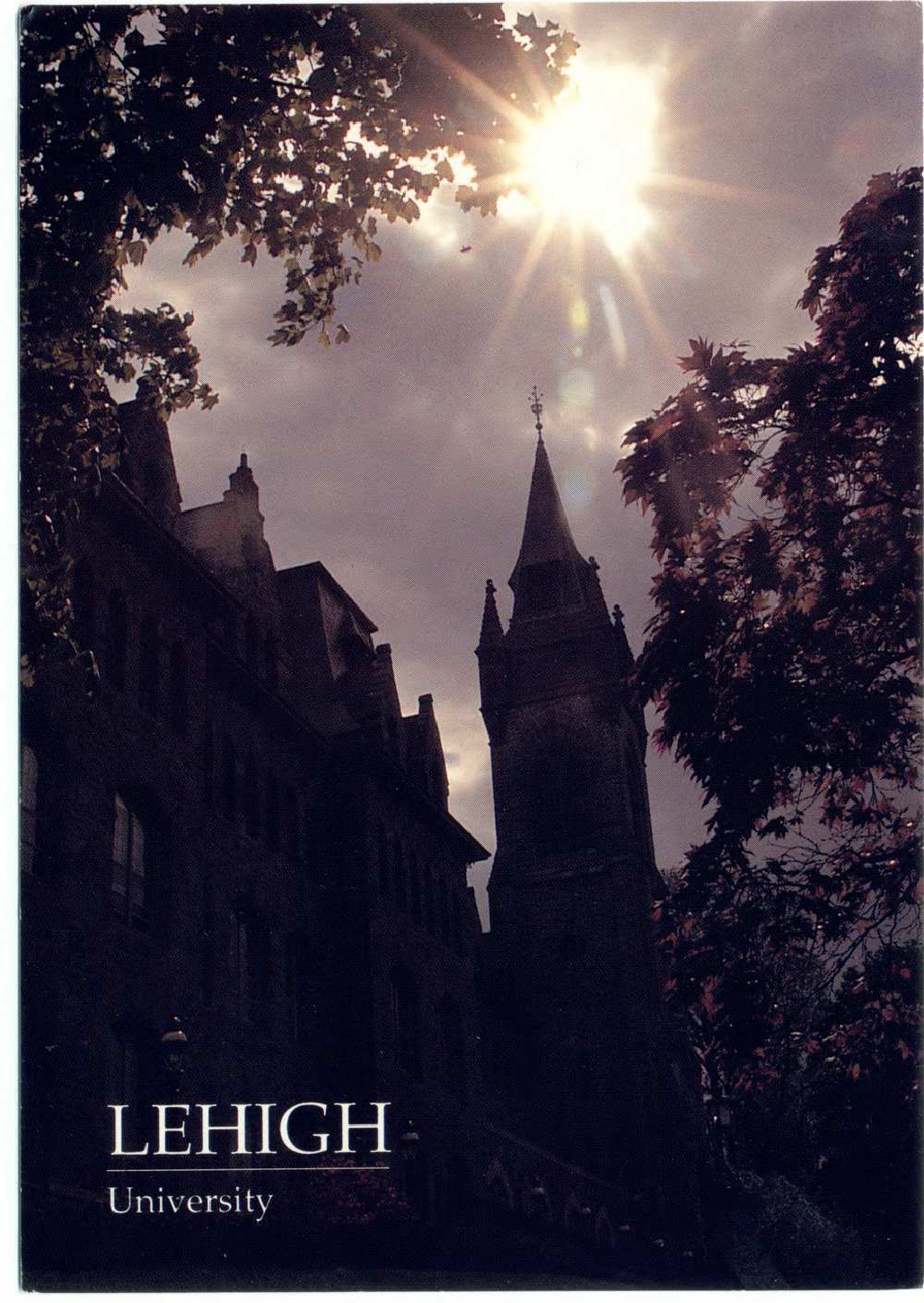 Packer Hall tower at noon. | Lehigh Preserve
